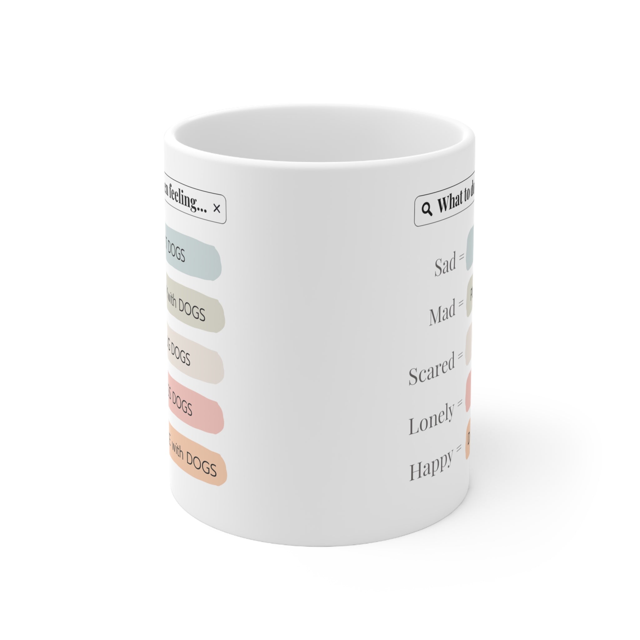 Pawsitively Comforting Ceramic Mug 11oz – Everyday Feels